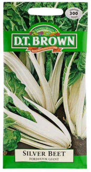 D.T. BROWN SILVER BEET FORDHOOK GIANT SEEDS – All Green