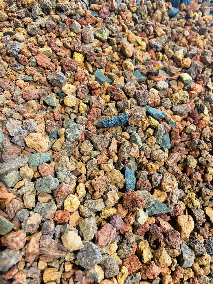 7mm Drainage Scoria – All Green